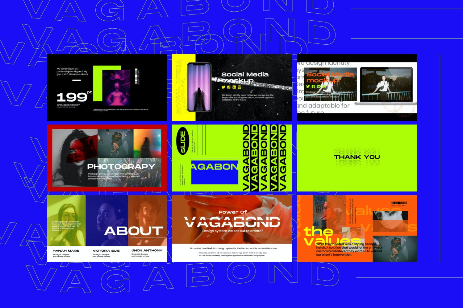 5165 高品质独特创意酸性风格PPT模板幻灯片设计@GOOODME.COM _ 果觅网（gooodme）